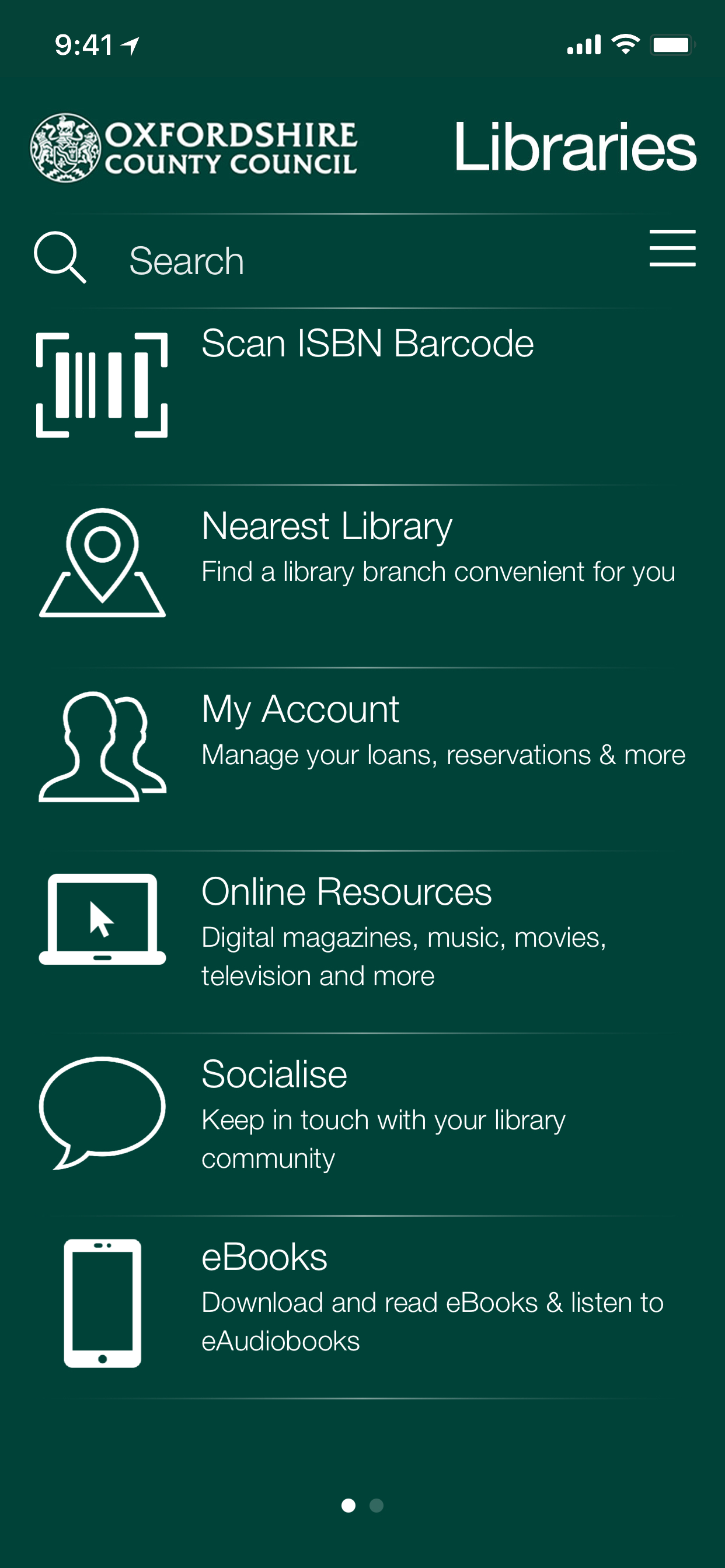 Oxfordshire Libraries App Oxfordshire Libraries App